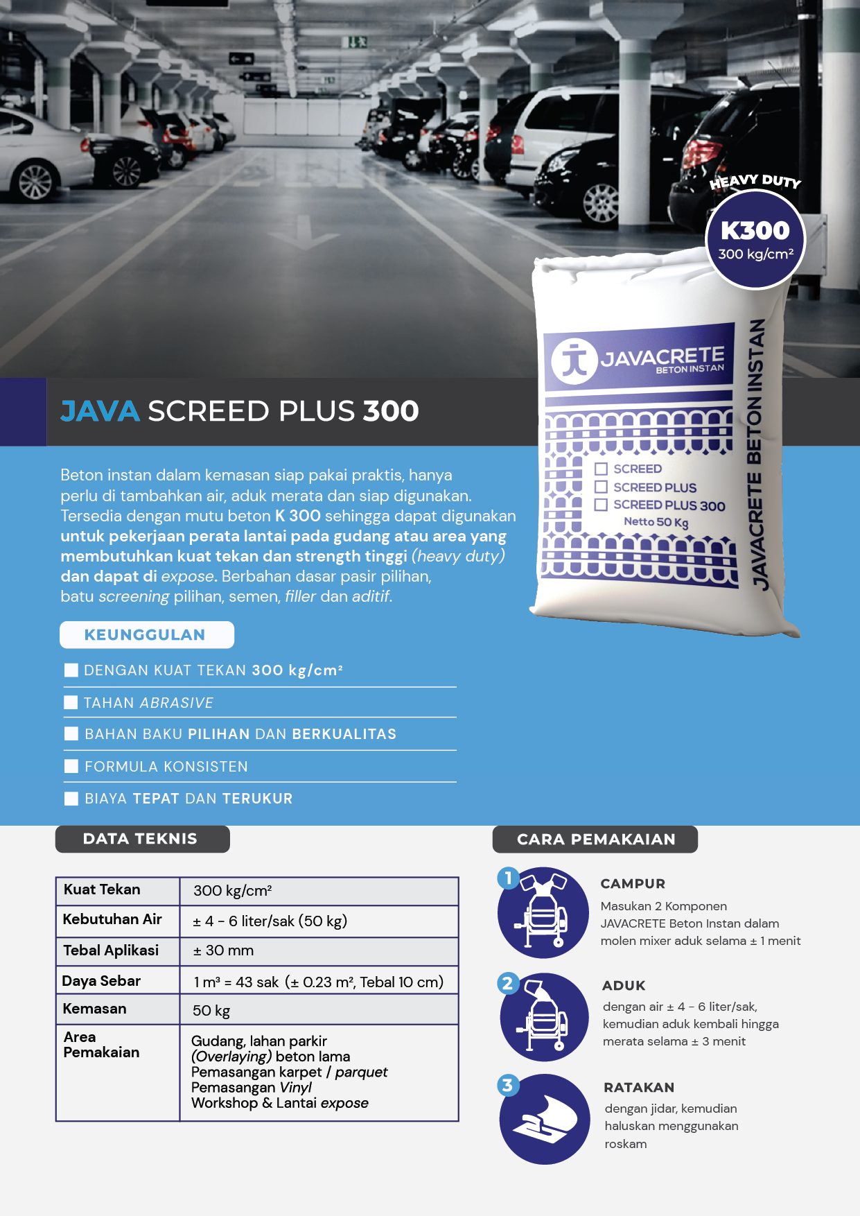 JAVA SCREED PLUS 300 – JAVA MULTI SOLUSI
